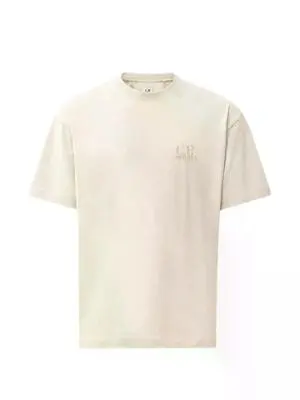 C.P. COMPANY 30/1 Jersey Short-sleeve Comfort T-shirt - Neutrals