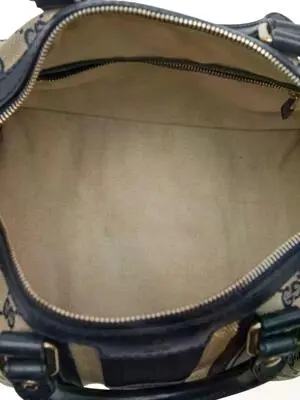 Gucci Gg Canvas Web Joy Boston Bag Satchel