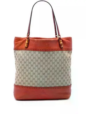 Gucci Large Gg Canvas Tote Bag - Neutrals