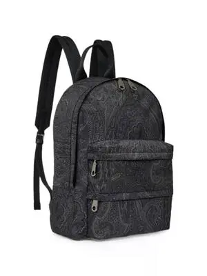 Etro Nylon Backpack With Arnica Motif