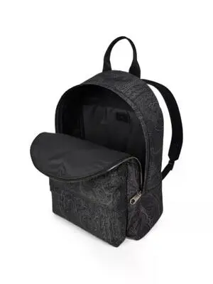Etro Nylon Backpack With Arnica Motif