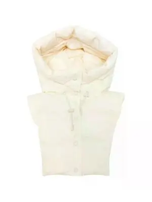 YVES SALOMON Padded Drawstring Hood - Neutrals