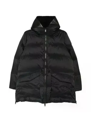 YVES SALOMON Quilted Hooded Coat