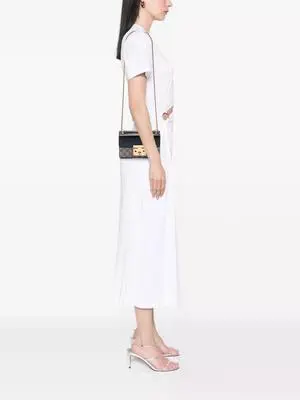 Gucci 2016-2026 Small Gg Supreme Padlock Crossbody Bag - Black