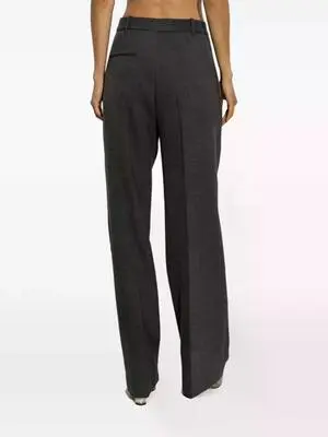 SELF-PORTRAIT Pleated Straight-leg Trousers
