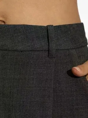 SELF-PORTRAIT Pleated Straight-leg Trousers