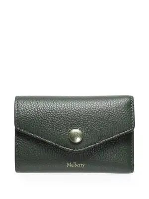 Mulberry Grained Leather Wallet - Green