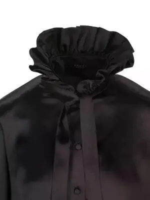Gucci Silk-satin Shirt With Bow