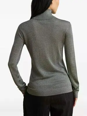 Ralph Lauren Metallic-effect Roll-neck Sweater