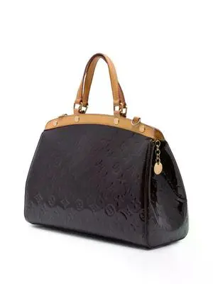 LOUIS VUITTON Monogram Vernis Brea Pm Satchel - Purple