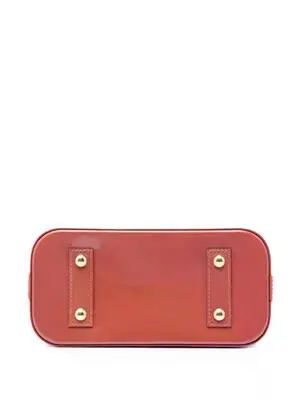 LOUIS VUITTON 2017 Monogram Vernis Alma Bb Satchel - Red