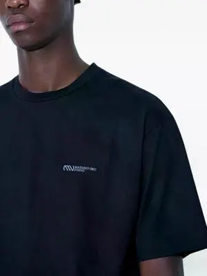 MOOS STUDIO Logo-motif T-shirt