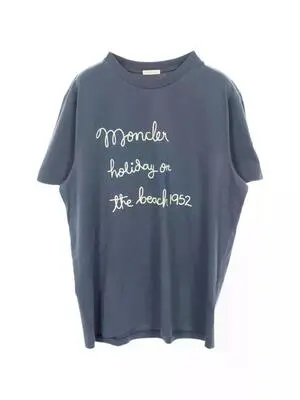 Moncler 2020 Logo Embroidery T-shirt