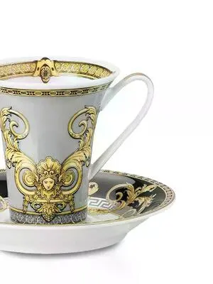 Versace Baroque-print Porcelain Espresso Set