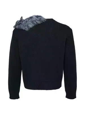 DOUBLET Intarsia-knit Wool Sweater