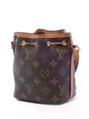 LOUIS VUITTON Monogram Nano Noe Bucket Bag