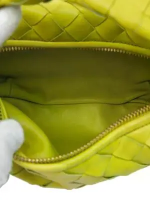 Bottega Veneta Mini Nappa Intrecciato Jodie Hobo Bag - Yellow