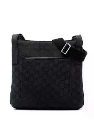 Gucci 2016-2026 Gg Canvas Crossbody Bag - Black