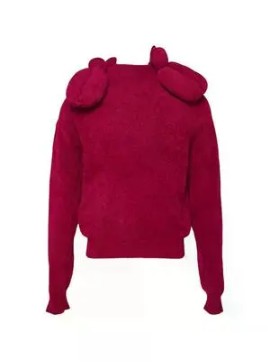 DOUBLET Balloon-dog High-neck Sweater