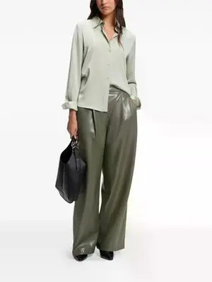 BOSS Pleated Wide-leg Trousers
