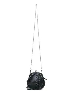 Y’s Lace-up Clasp-fastening Shoulder Bag