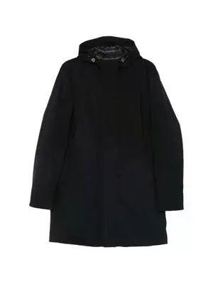 Herno Hooded Zip-fastening Coat - Black