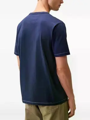 C.P. COMPANY 30/2 Mercerized-jersey Twisted Short-sleeve Logo T-shirt