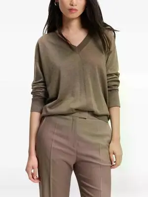 BOSS V-neck Pullover Sweater