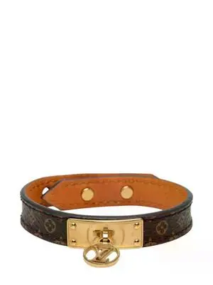 LOUIS VUITTON Monogram Logomania Bracelet - Brown