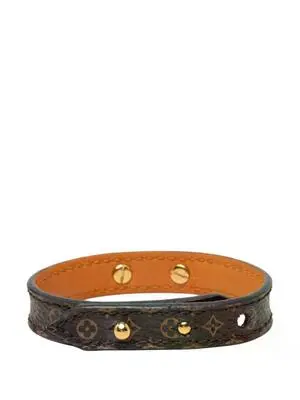 LOUIS VUITTON Monogram Logomania Bracelet