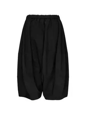 Comme Des Garçons Wide-leg Dropped-crotch Trousers - Black