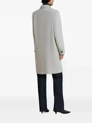 Ralph Lauren Herringbone-pattern Notch-lapel Coat