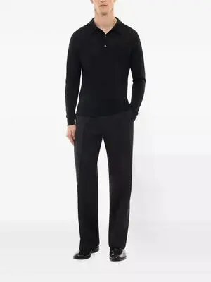 FURSAC Long-sleeve Wool Polo Shirt
