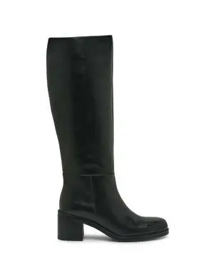 Vince Camuto Ammar Narrow Calf Knee High Boot - Black Leather