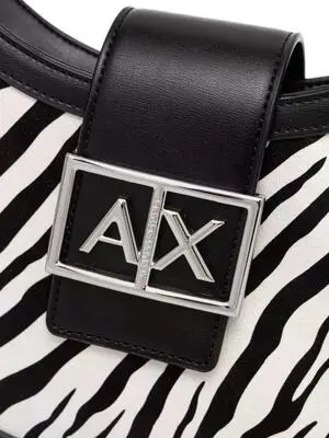 Armani Exchange Zebra-print Shoulder Bag
