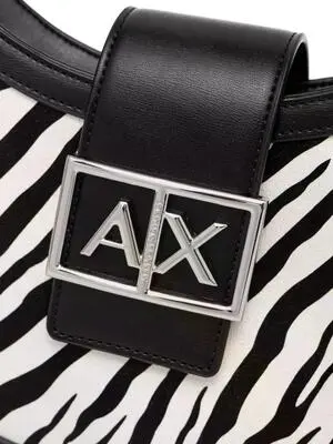 Armani Exchange Zebra-print Shoulder Bag