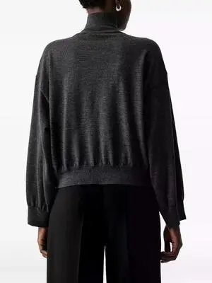ERMANNO FIRENZE Logo-patch Roll-neck Sweater