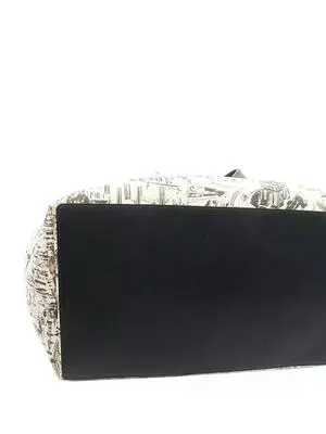 Dior Canvas Eiffel Tower Toujours Tote Bag