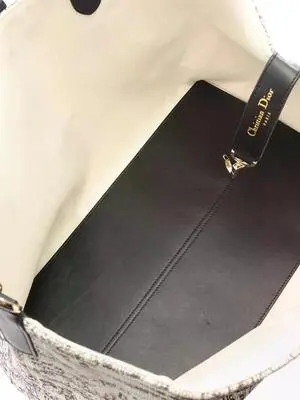 Dior Canvas Eiffel Tower Toujours Tote Bag