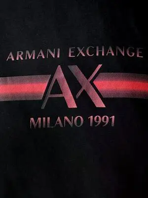 Armani Exchange Logo-print Crew-neck T-shirt