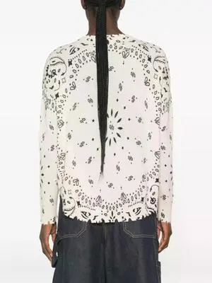 KUJTEN Mela Bandana Distressed Sweater