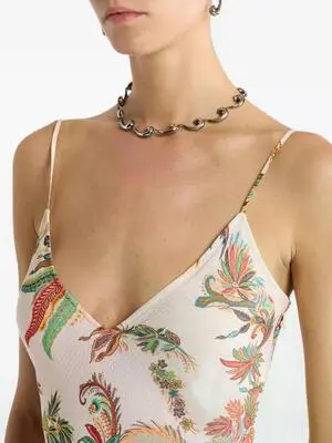 Etro Ruffled Paisley-print Maxi Dress