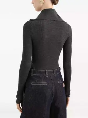 Dolce & Gabbana Ribbed Wool Cardigan