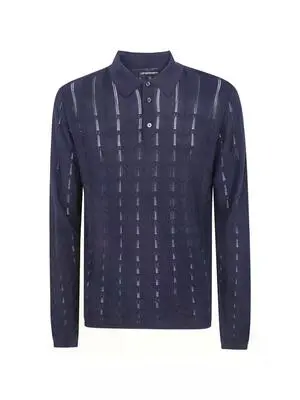 Armani Long Sleeve Giorgio Polos For Men