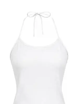 Still Here Toggle Halterneck Tank Top
