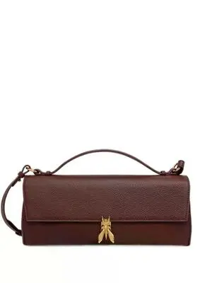 Patrizia Pepe Fly Pebbled-leather Tote Bag - Brown