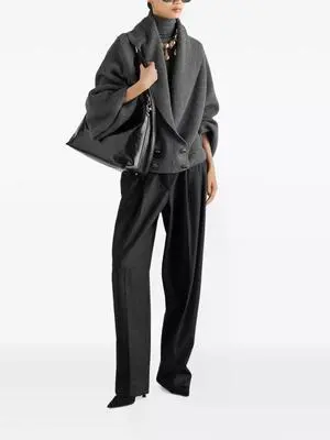 Dolce & Gabbana Wool Flannel Pleated Trousers