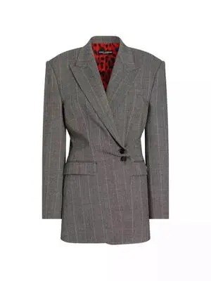 Dolce & Gabbana Double-breasted Pinstripe Wool Jacket