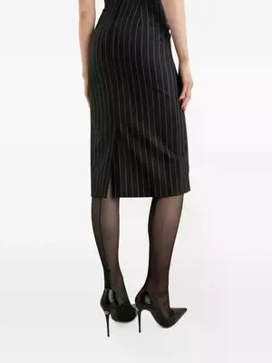 Dolce & Gabbana Pinstripe Wool Dress