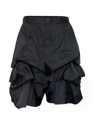 ENFOLD Twisted Ruched Shorts